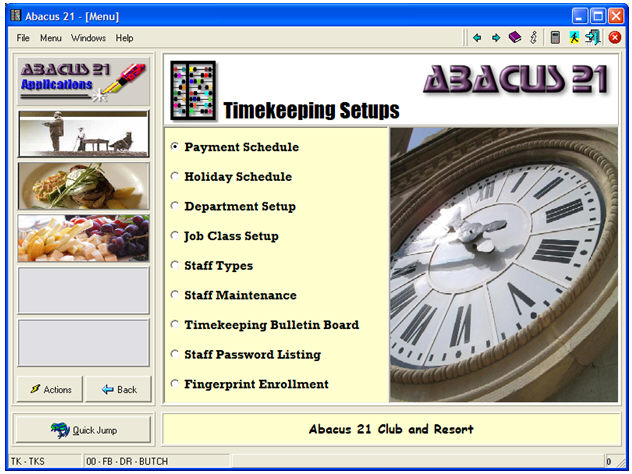 Timekeeping Setup Overview